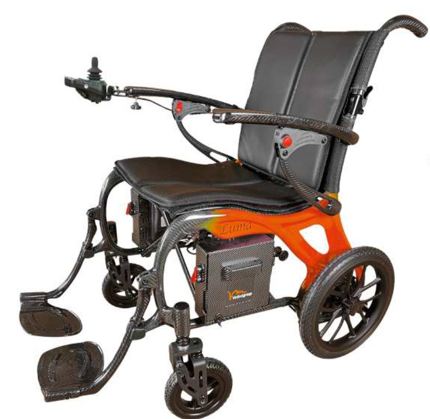 Luma 1 | Folding electric wheelchair with carbon fiber frame